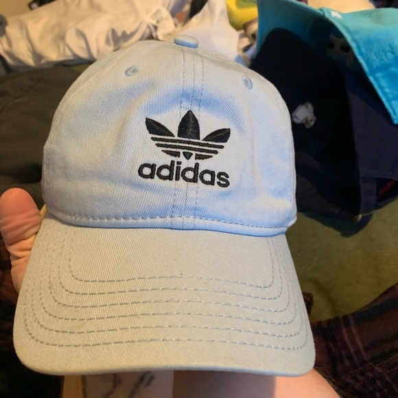 adidas | Accessories | Mens Adidas Powder Blue And Black Hat | Poshmark